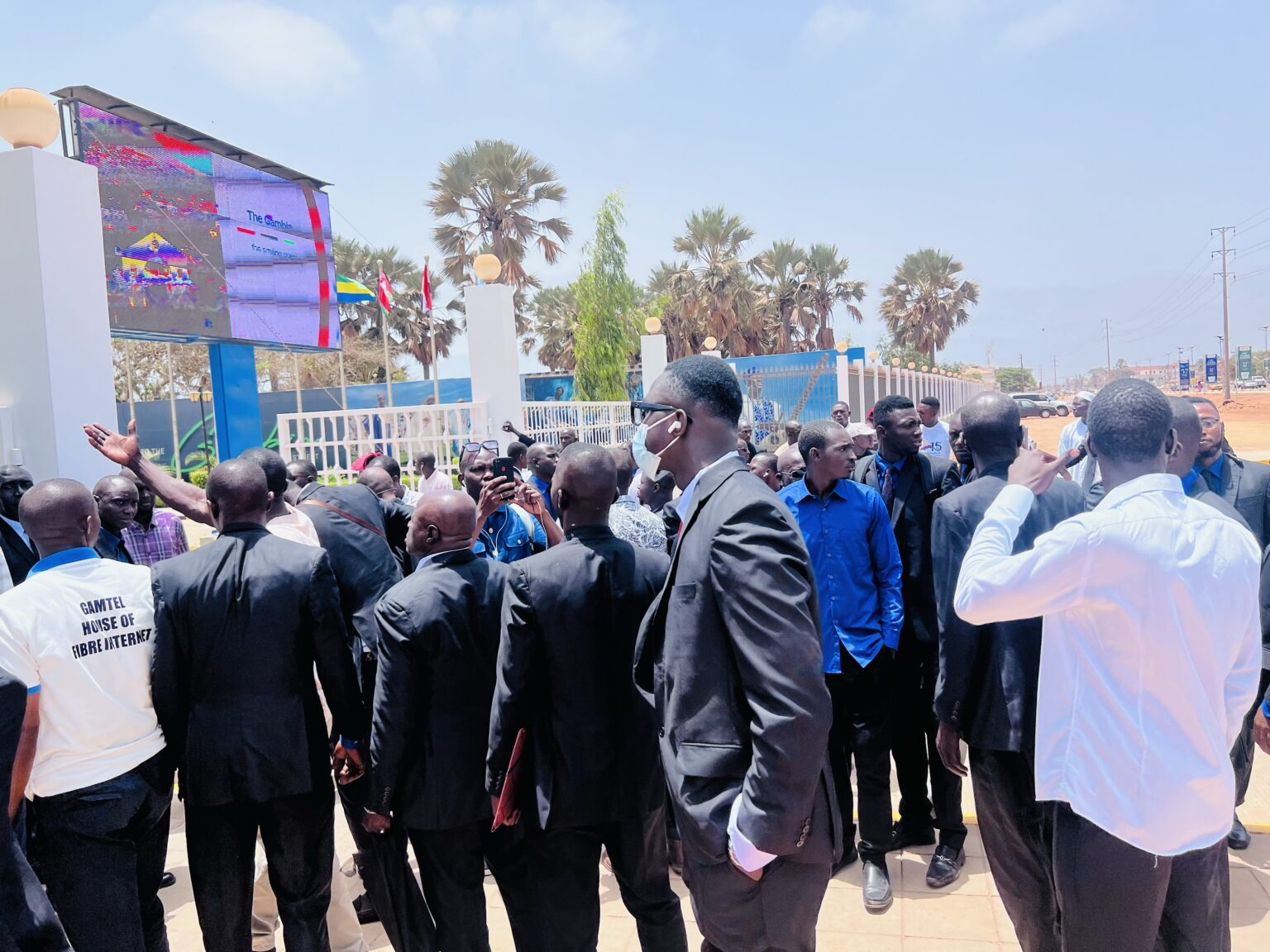 GAMBIA: AT THE CONFERENCE CENTRE, 280 OIC DRIVERS GATHERED TO DEMAND ...