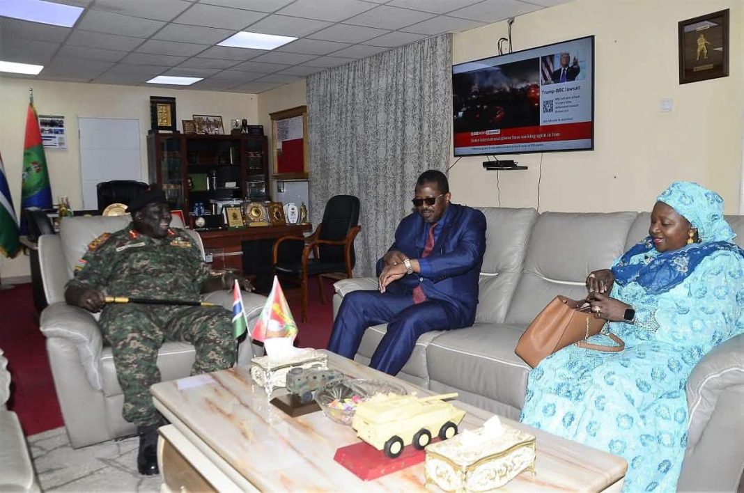 GAMBIA ARM FORCE AND THE DEFENCE MINISTER STRENGTHEN CIVIL AND MILITARY ...