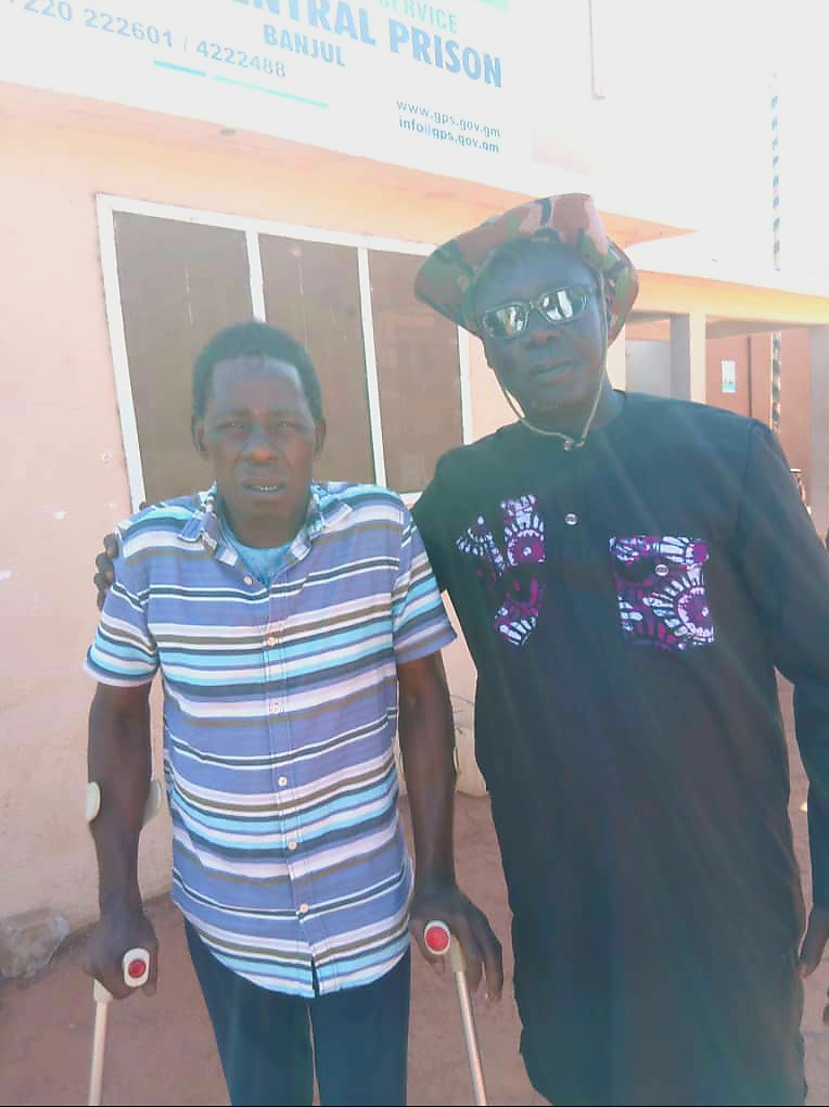 ABDOULIE SANYANG IS RELEASED FROM MILE 2 PRISON. - Freedom Newspaper